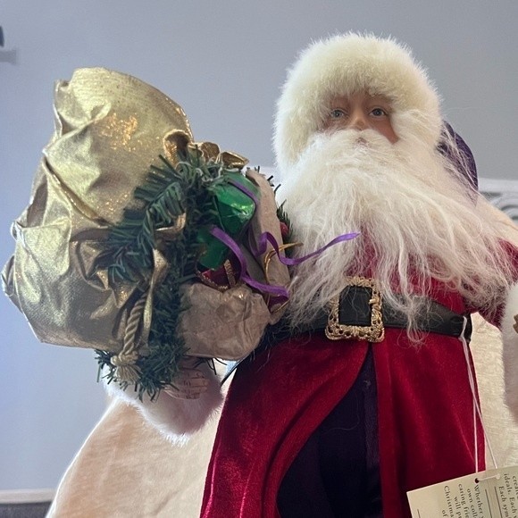Holiday | The Santas Tina Mitchell Santa Display Figurine Greeter ...
